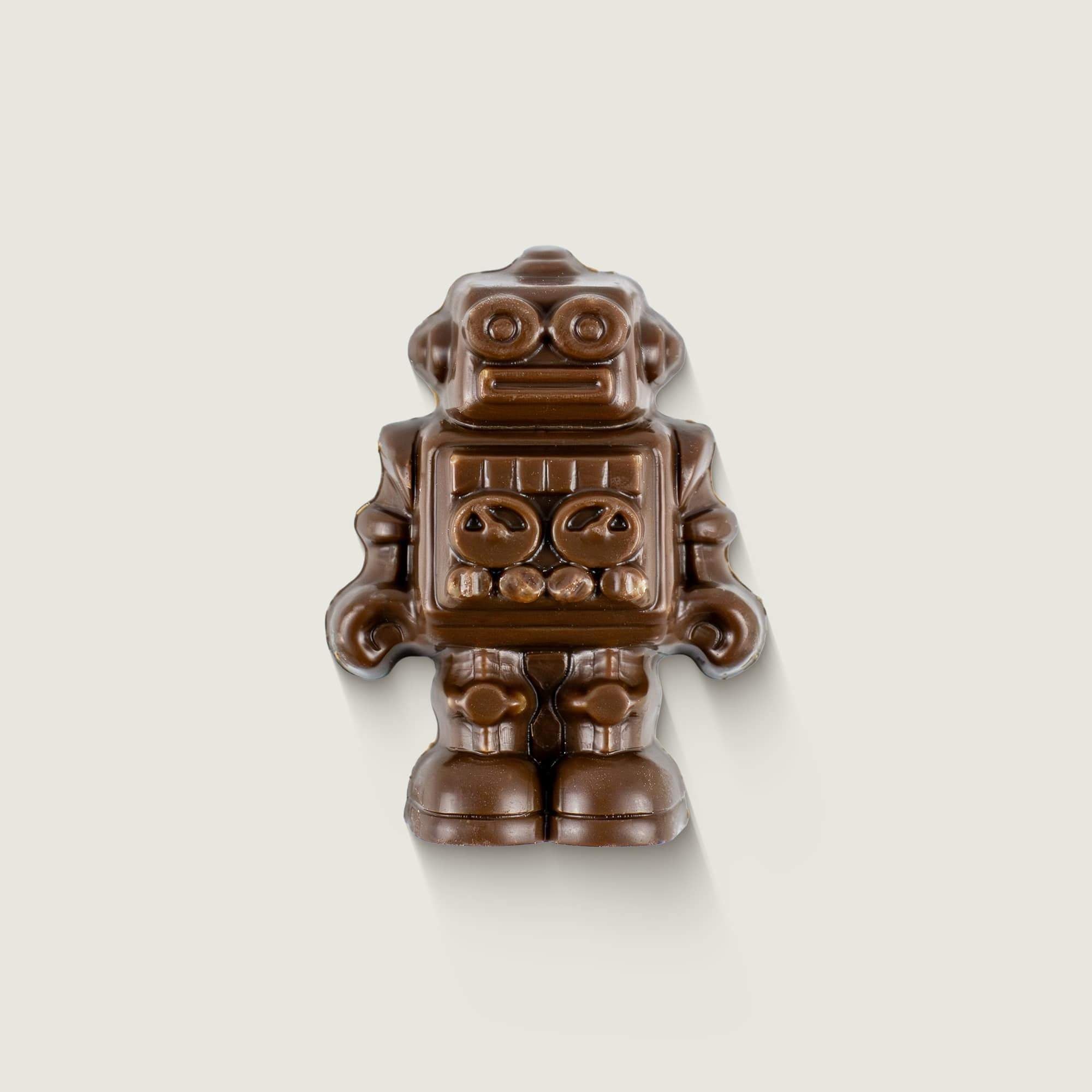 Chocolate Robot Caramel 34% Milk – Chocolate Brown